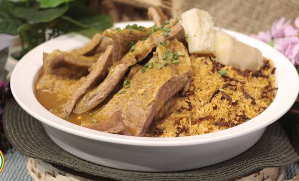 Rapi al jugo con majadito - Red Uno de Bolivia