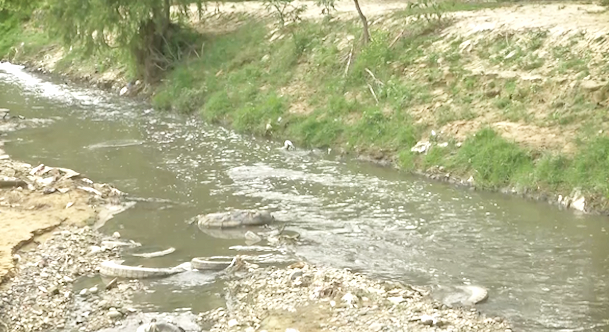 El caudal del “Río Rocha” vuelve a lucir aguas casi cristalinas