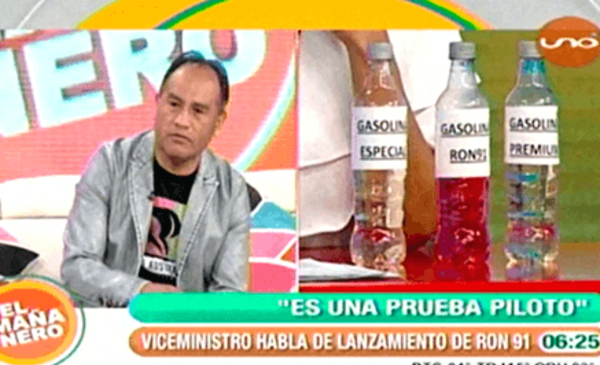 Gasolina Ron 91 es una prueba piloto alternativa y no así un ...