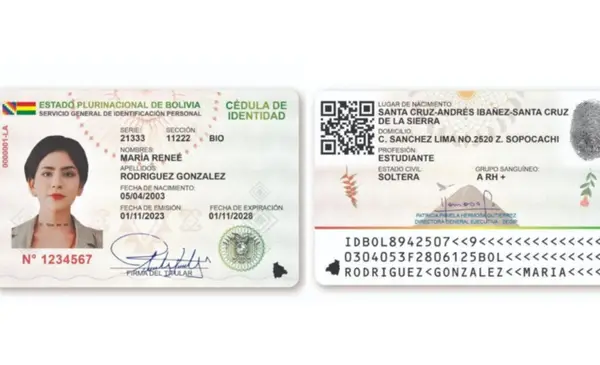 Estas son las medidas de seguridad de la nueva cédula de identidad ...