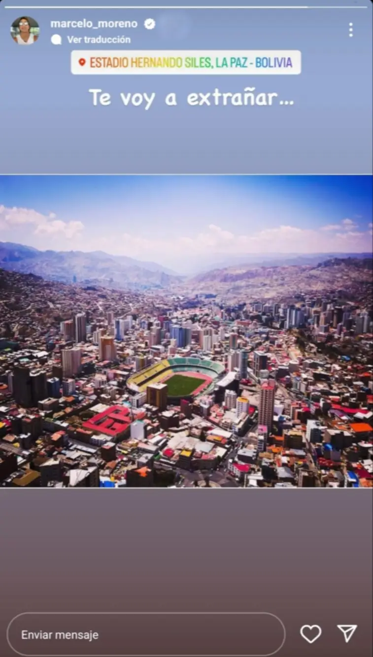 El emotivo mensaje de Martins dedicado al Hernando Siles, en su último ...